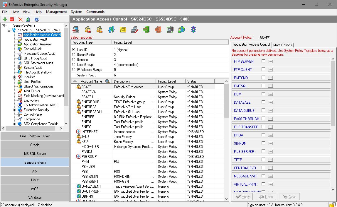 Enforcive Application Access Control for IBM i