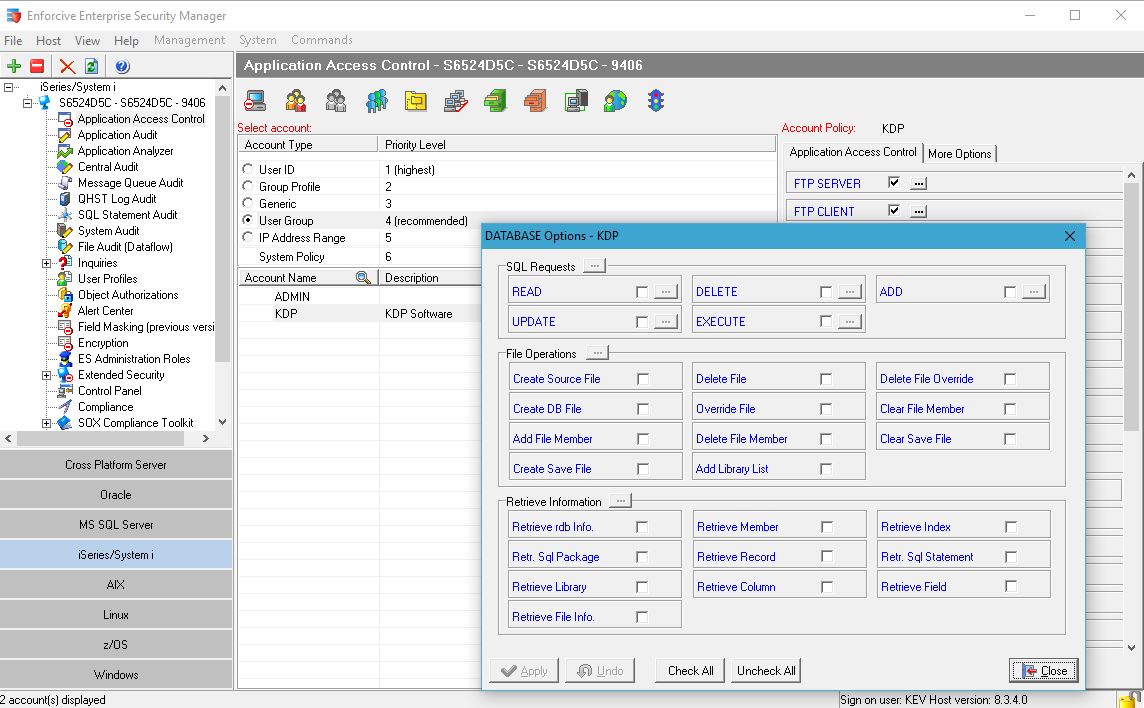 Enforcive Application Access Control for IBM i