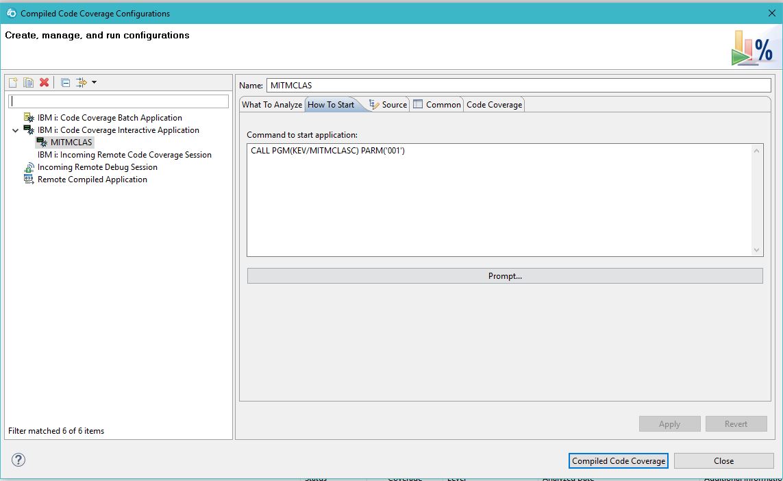 Code Coverage Using RDi